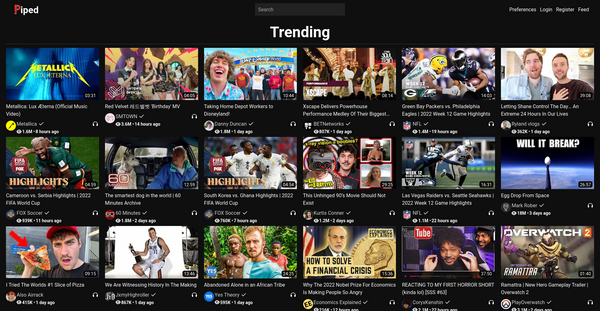 📺 Piped public instance list (AWSMFOSS)